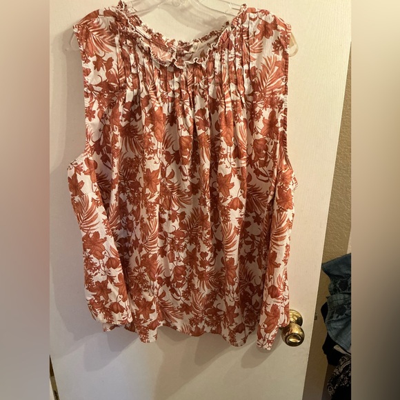 a.n.a | Tops | Ana Woman Blouse Top 3x Cotton Sleeveless Pintuck | Poshmark